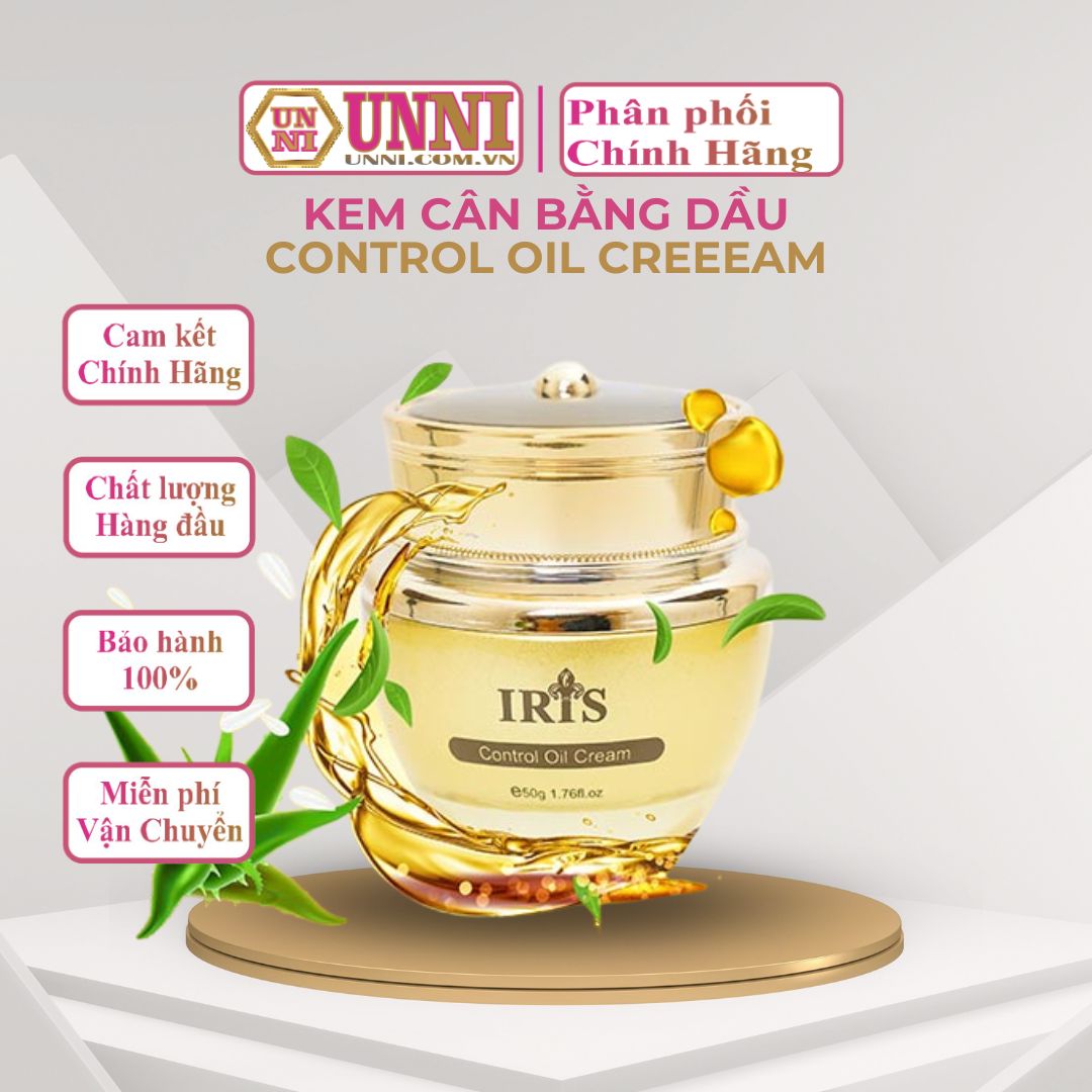 Kem Cân Bằng Dầu Iris Gold – 50g (Control Oil Creeeam)