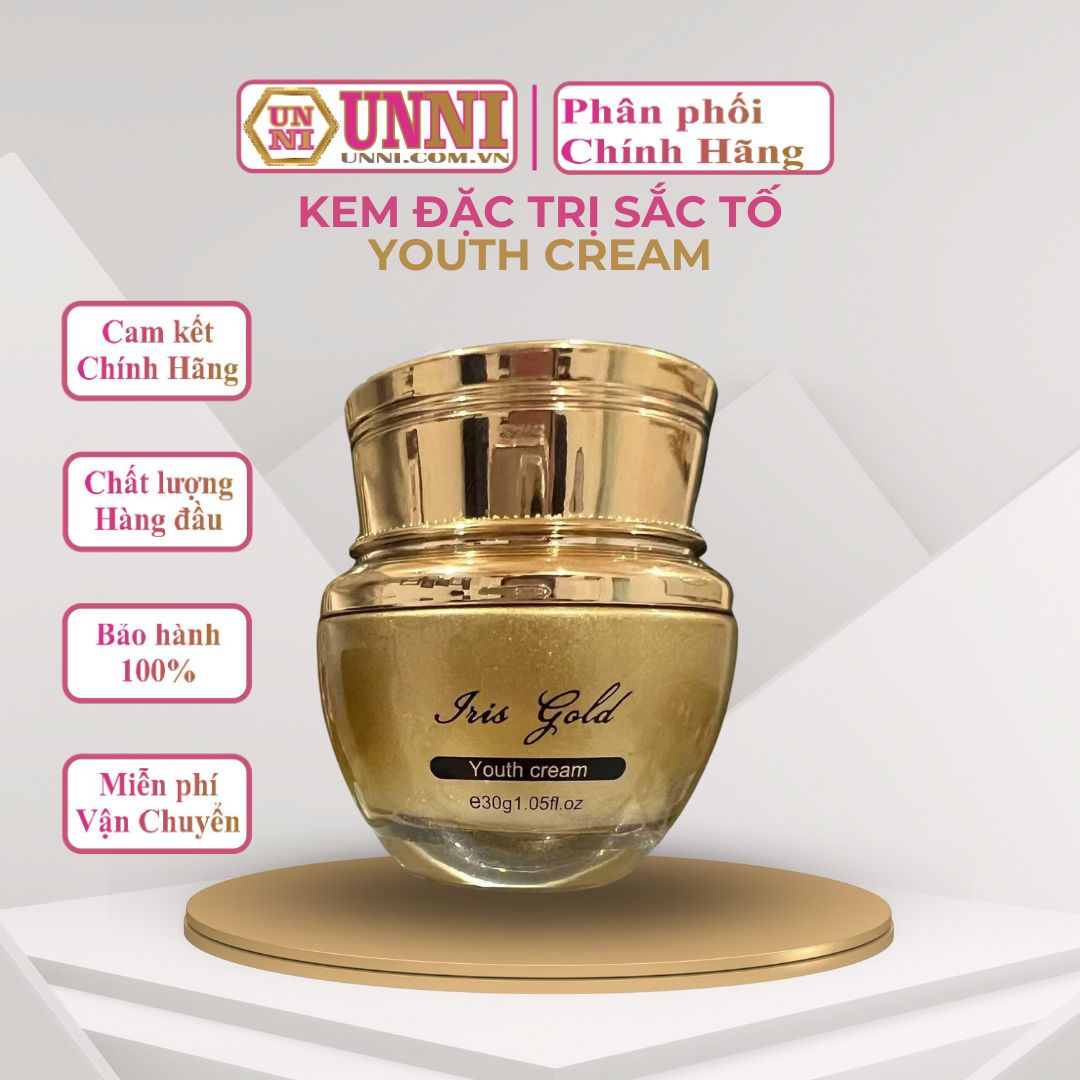 Kem Đặc Trị Sắc Tố Kim Cương Iris Gold – 30g (Youth Cream)